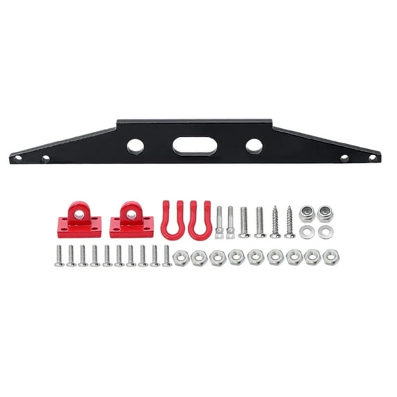 guohui 1:12 RC Rear Bumper with Shackles/Trailer Hitch Replace Parts ...