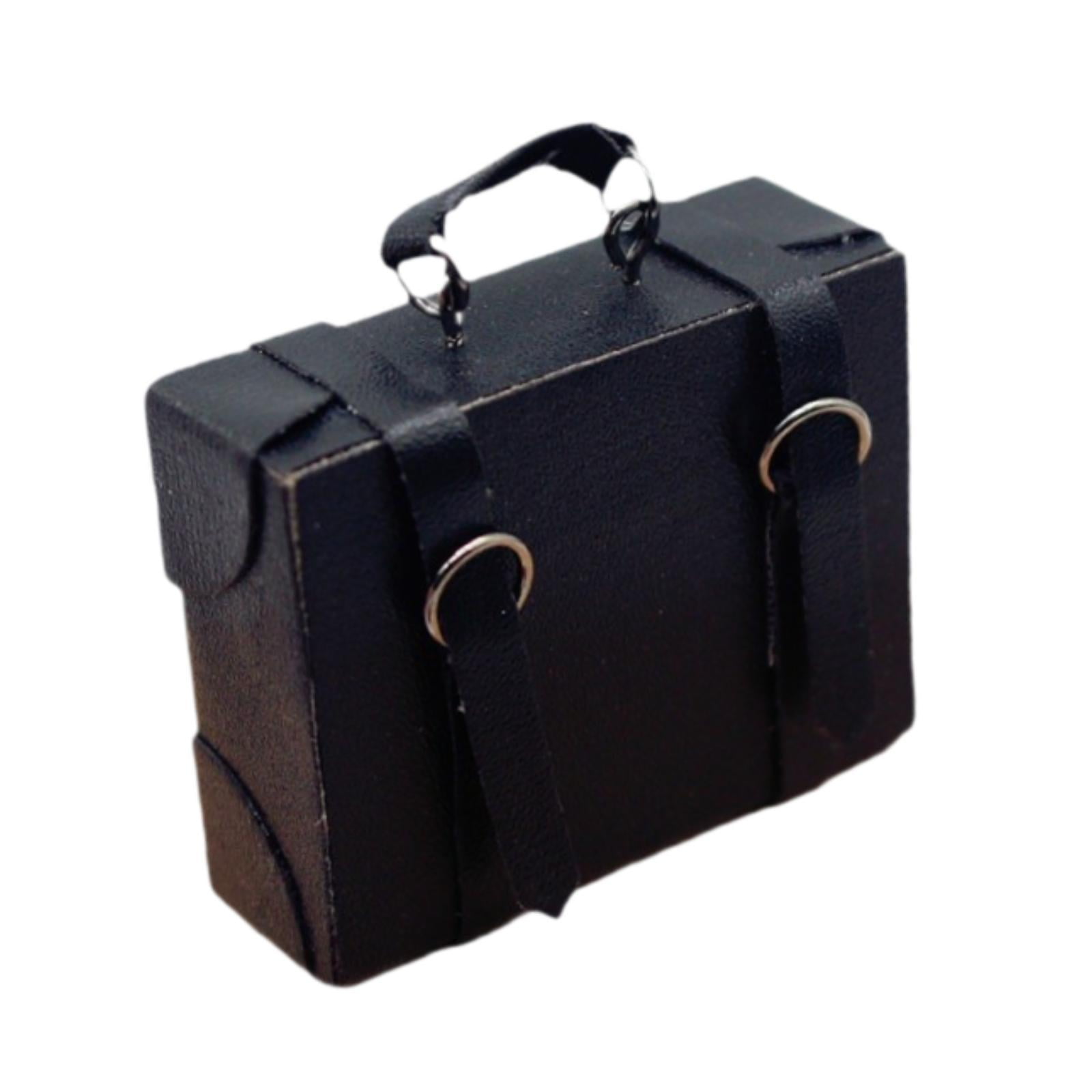 guohui 1/6 1/12 Lugguage Box Mini Briefcase Model for Pretend Play ...