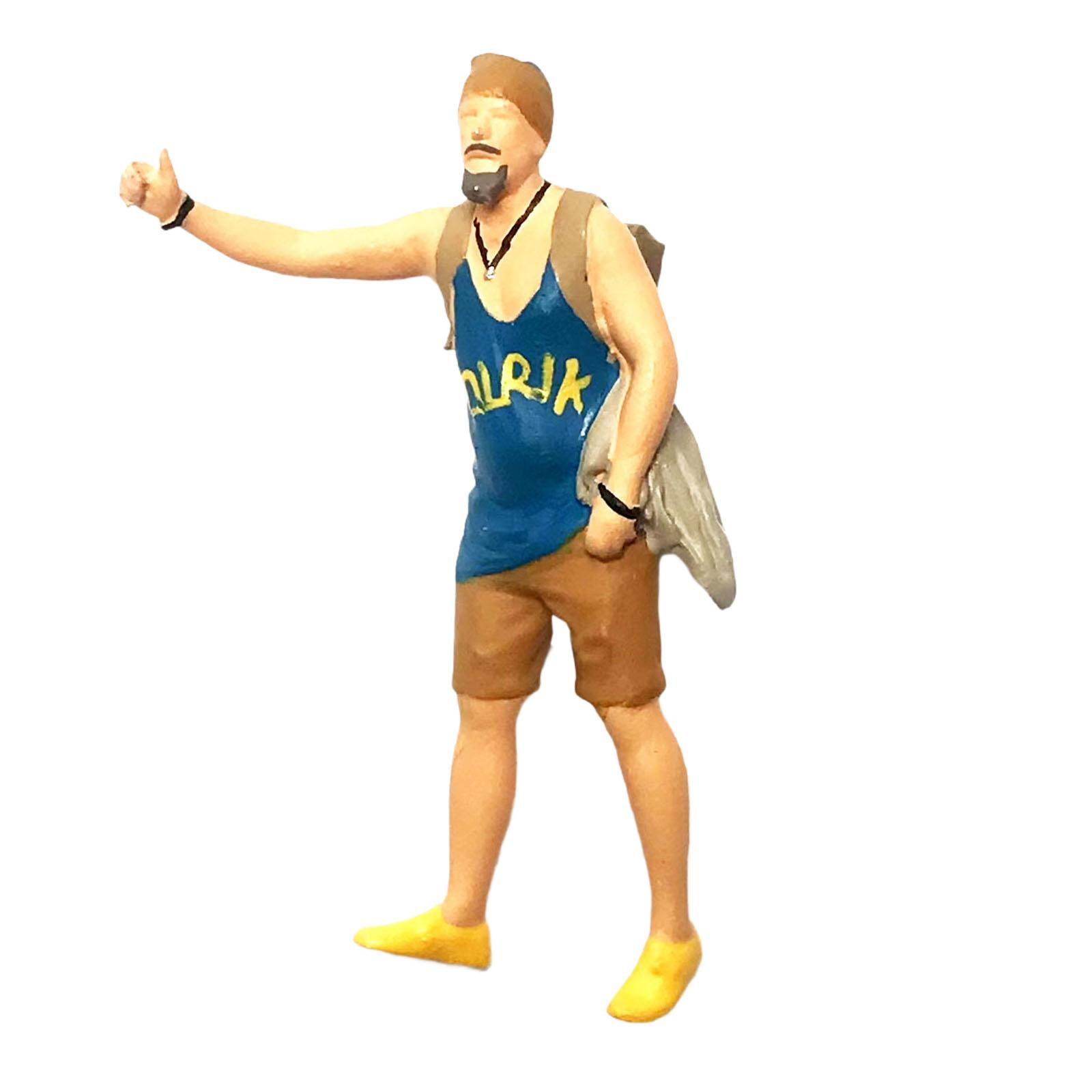 guohui 1/64 Men Model DIY Projects Architecture Model Sand Table ...