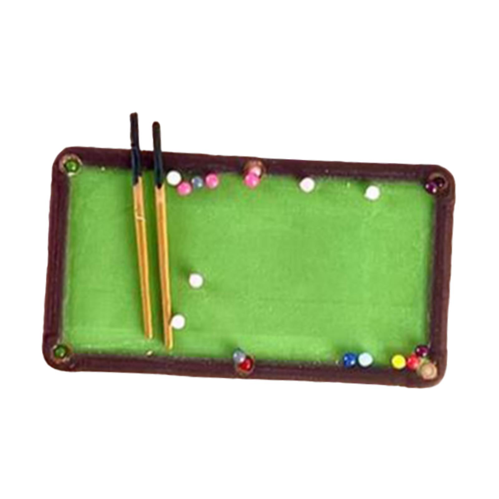 guohui 1:64 Scale Pool Table Model Mini Props for City Street Scene ...