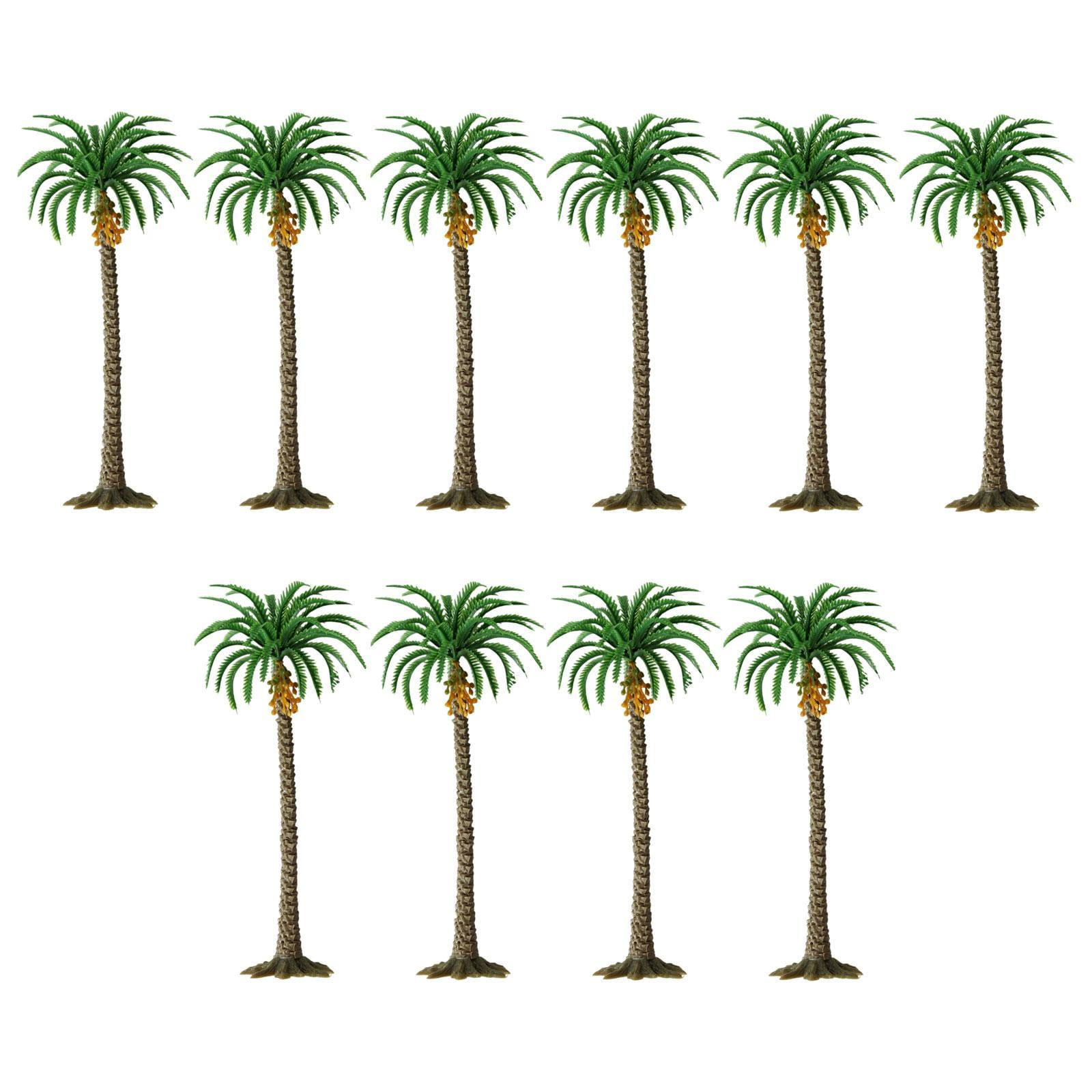 guohui 10X Model Trees Tree Coconut Palm Park Rainforest Scenery ...