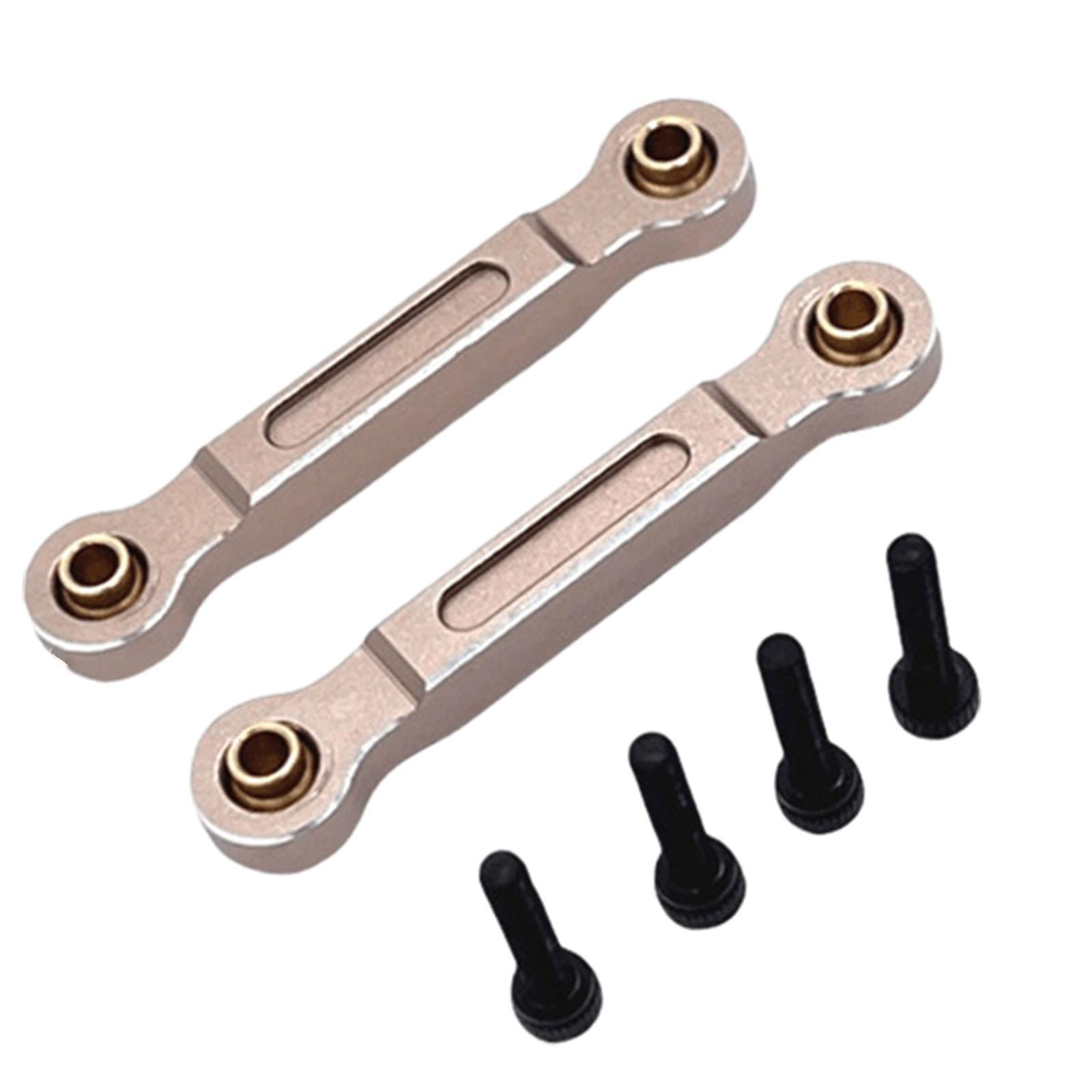guohui 2 Pieces RC Car Chassis Fixing Linkage Rod Front Steering Fixed ...