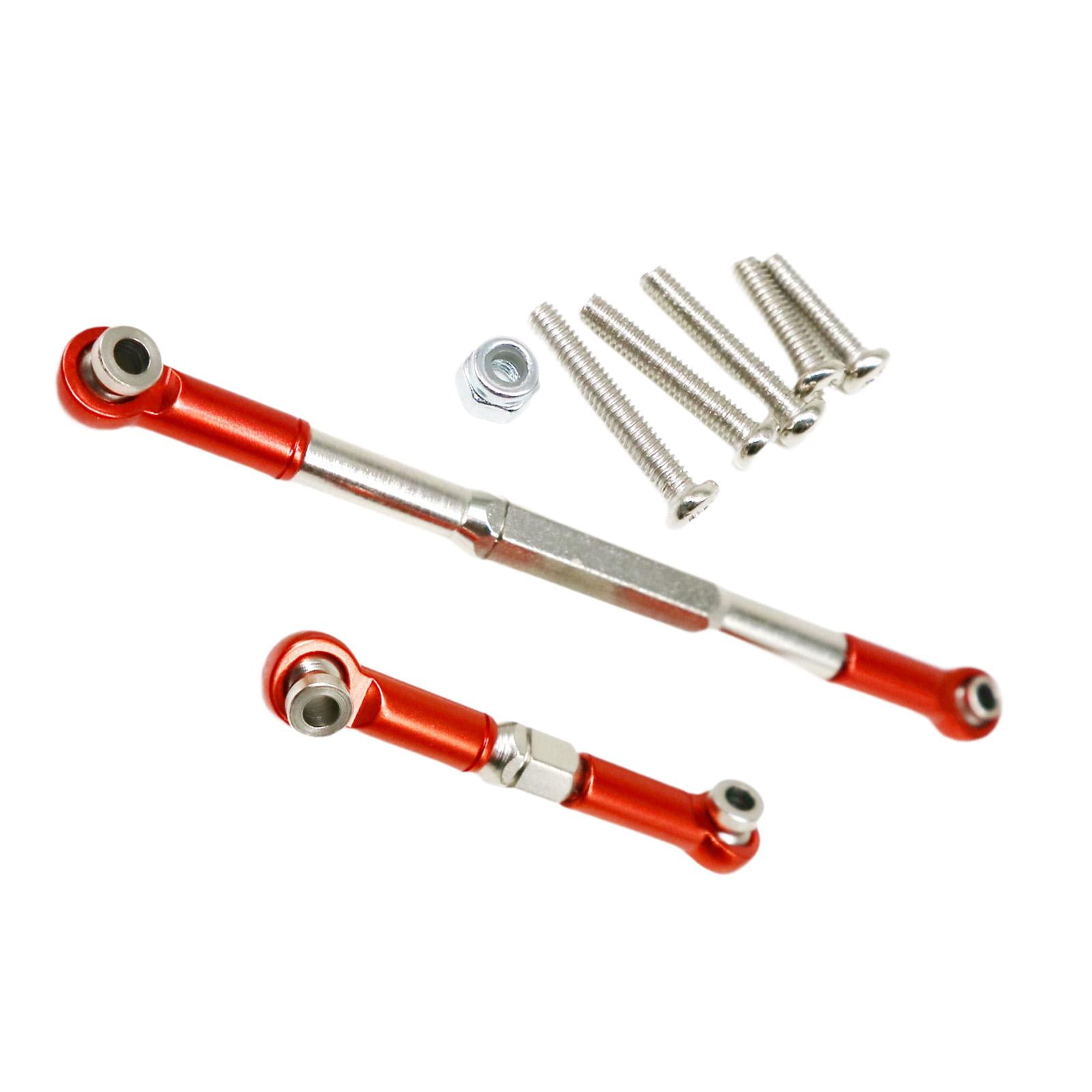 guohui 2 Pieces RC Car Steering Links Metal Steering Linkage for 1:16 Scale B16 B24 - Walmart.com