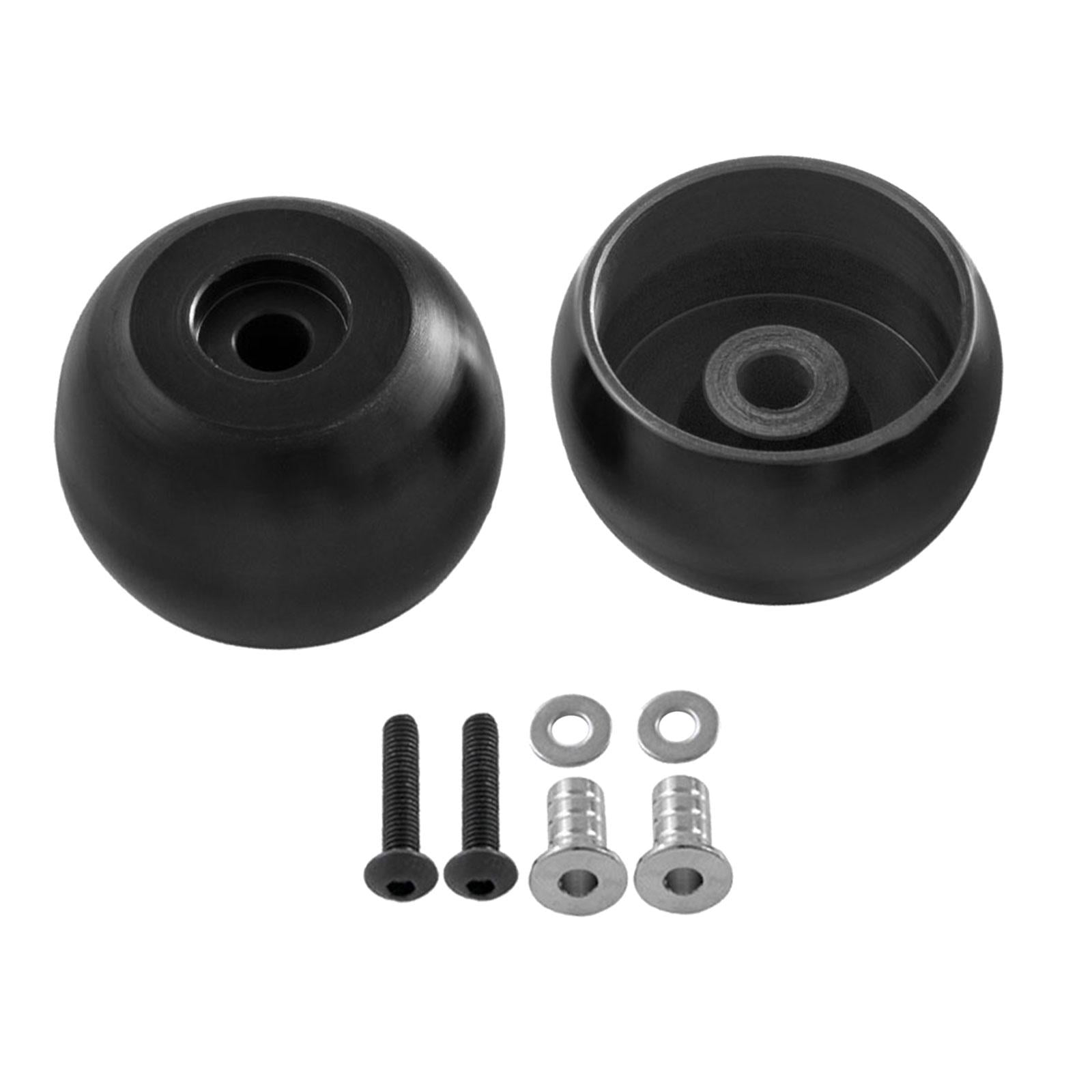 guohui 2Pcs 1/4 Motorcycle Side Wheel Accs Auxiliary Wheel for ...