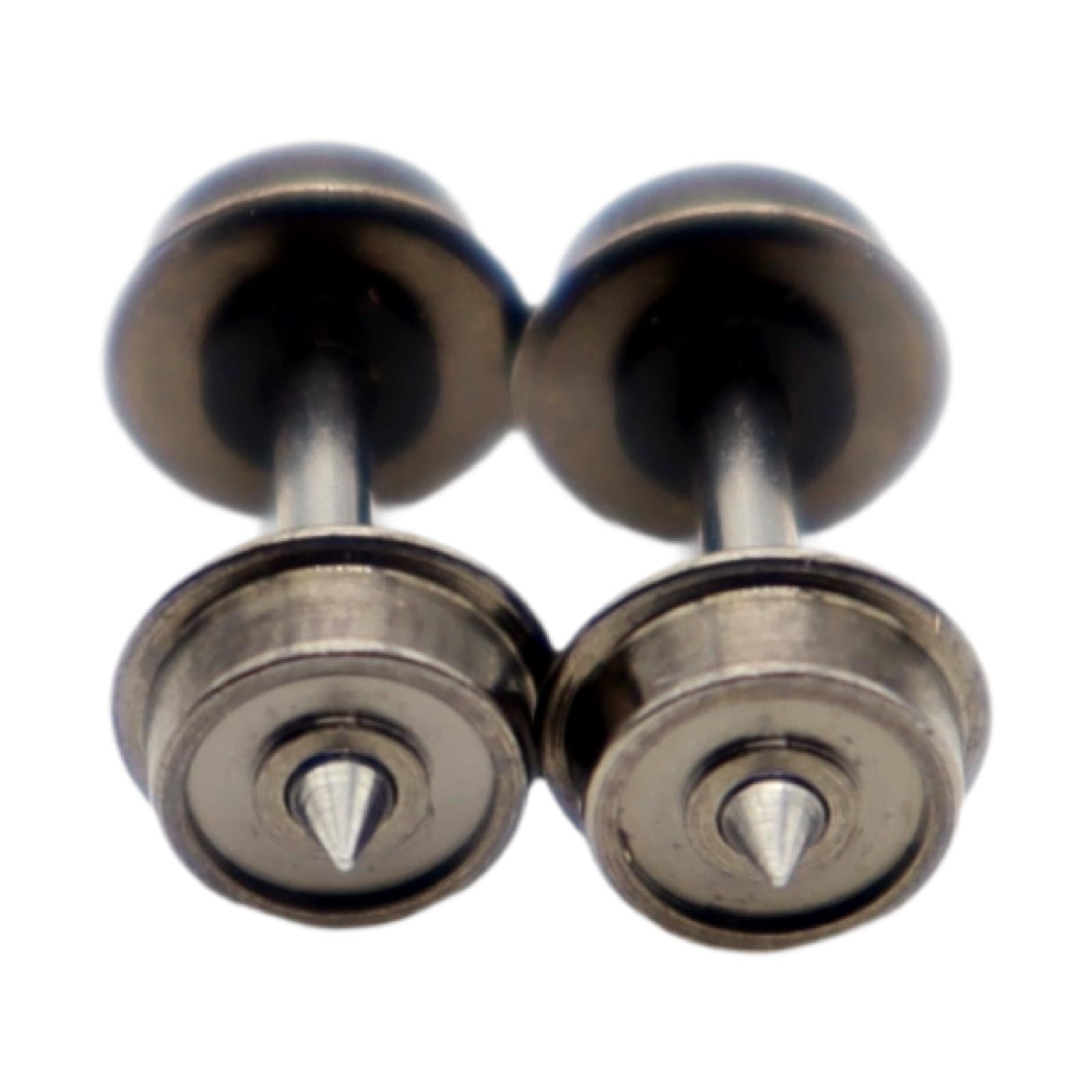 guohui 2Pcs Metal DC Wheels Modified Metal Wheels for 1:160 Model Train ...