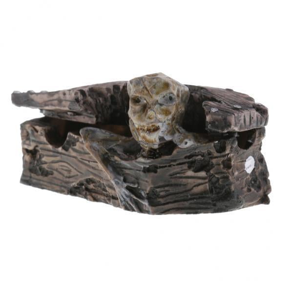 guohui 2X Resin Zombie Miniature Mummy Figurine Craft Sandplay Sand ...