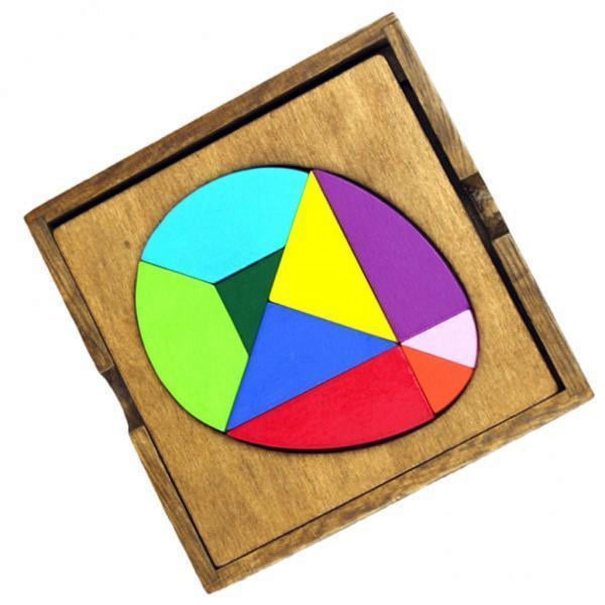 guohui 2X Wooden Children Early Education Geometry Egg Shape Puzzle ...