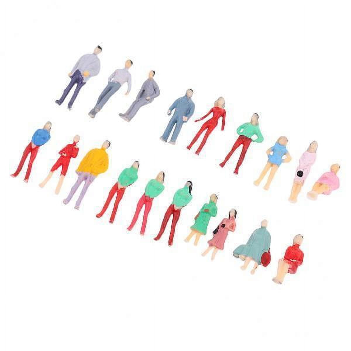guohui 2xLayout Model People Figure Train HO Painted 1/75 for Street ...
