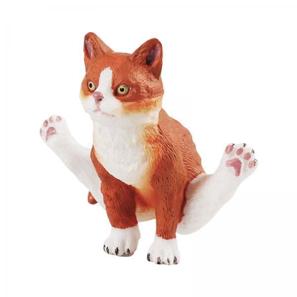 guohui 2xMiniature Cat Figure Educational Toys Collection Playset, for ...