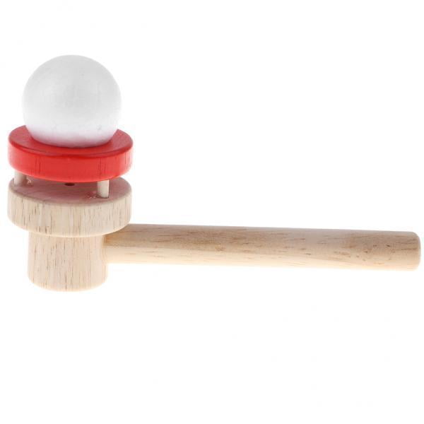 guohui 3xClassic Wooden Game Ball Blow Pipe & Balls Blowing Toys 3 Pcs ...