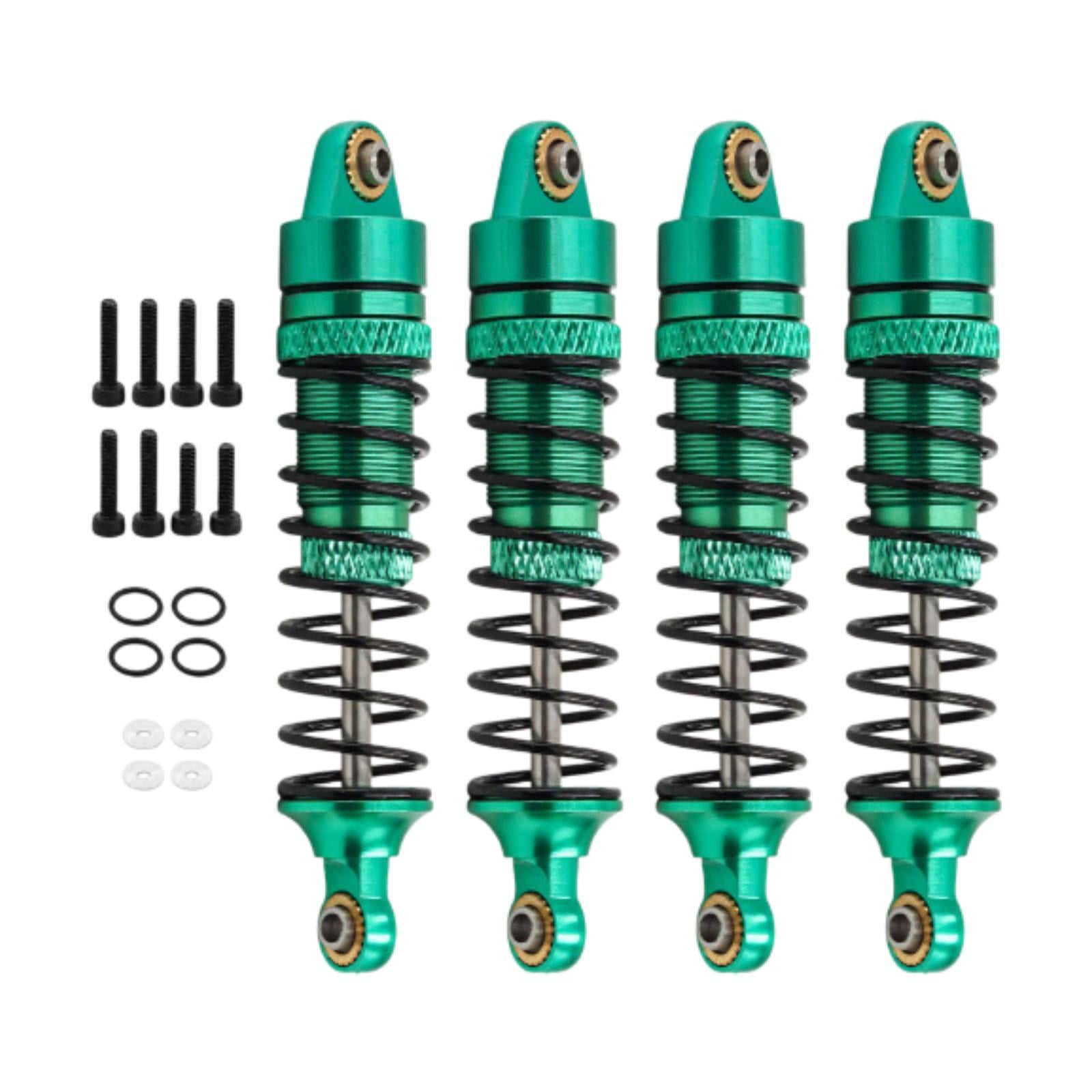 guohui 4 Pieces RC Car Shock Absorbers Metal Shock Absorbers for 7665 1 ...