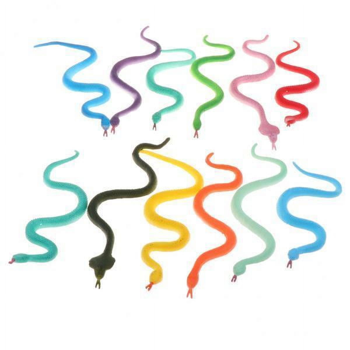 guohui 4x12 Pieces Realistic Snake Figurines Kids Pretend Trick Toy ...