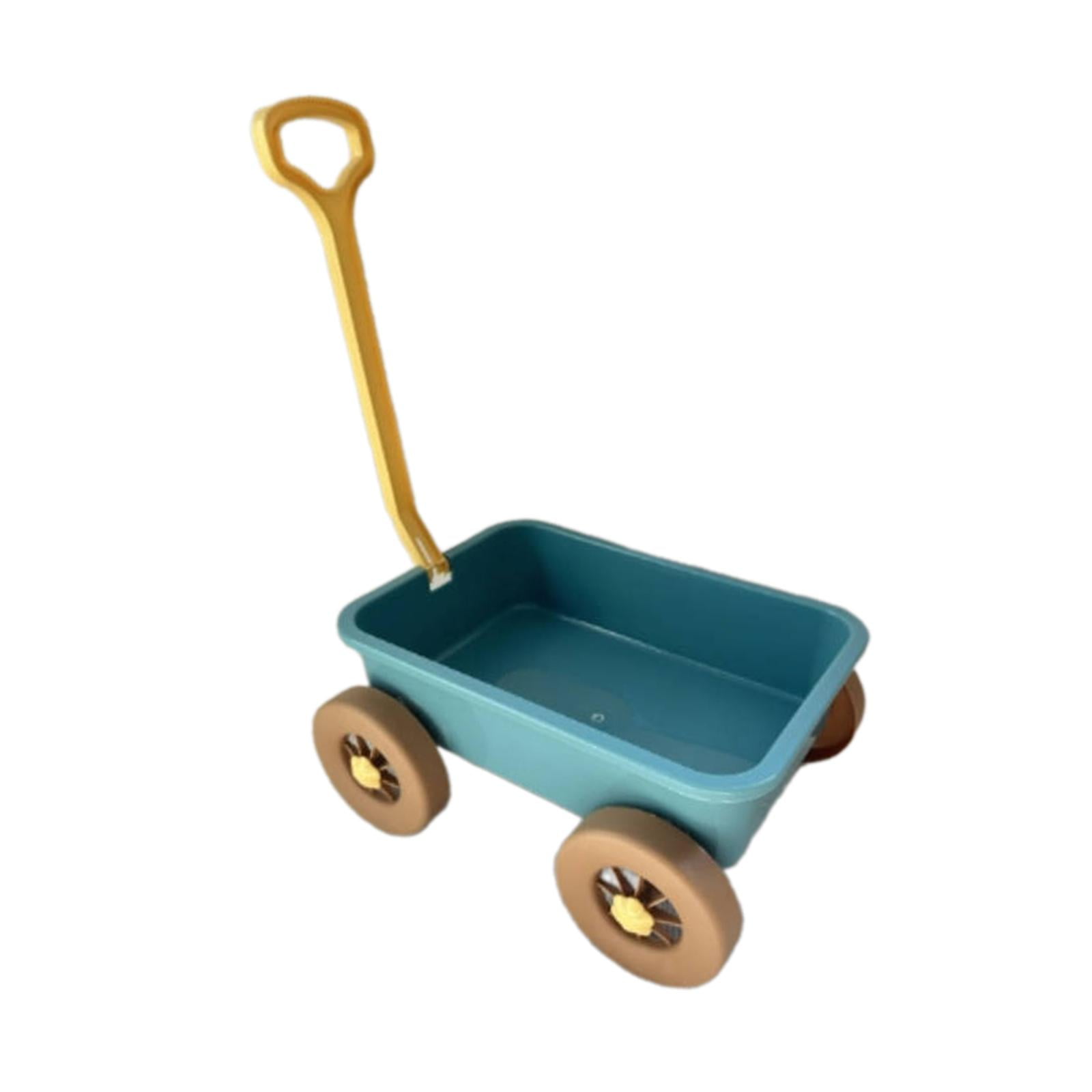 guohui Beach Toy Cart Handheld Storage Car Wagon Toy Garden Tool ...