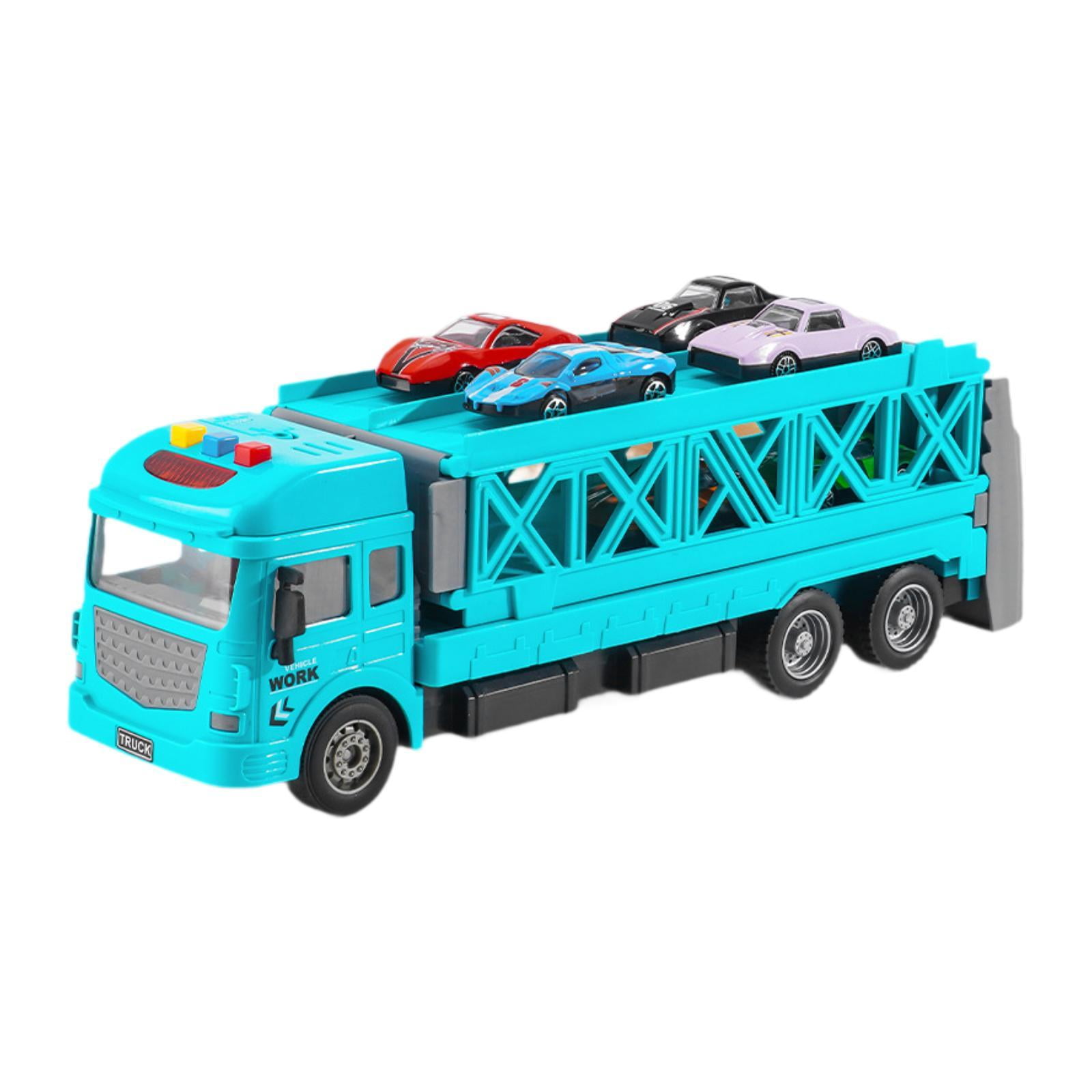 guohui Cars Storage and Transporter Toy Truck with Cars for 2 3 4 5 6 ...