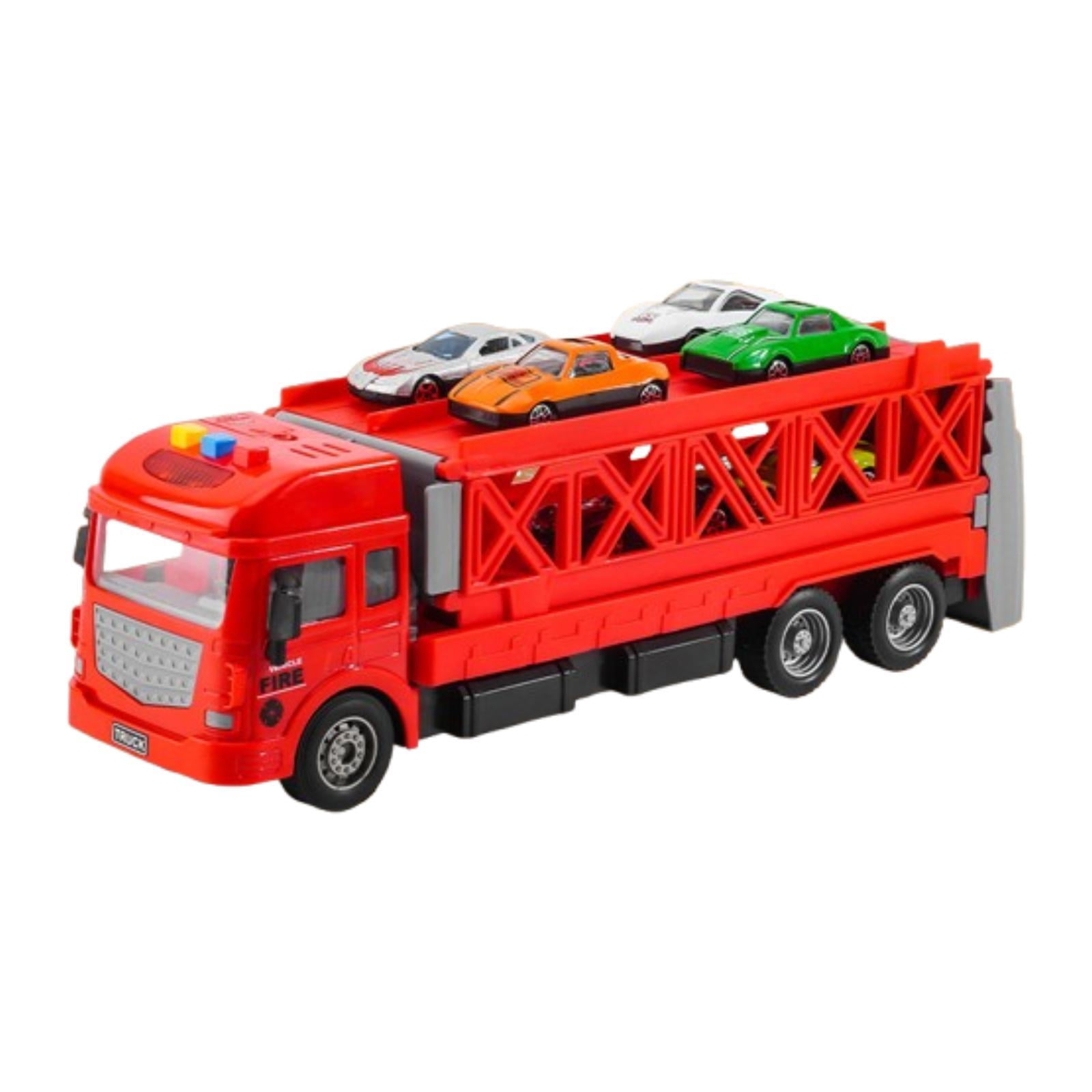 guohui Cars Storage and Transporter Toy Truck with Cars for 2 3 4 5 6 ...