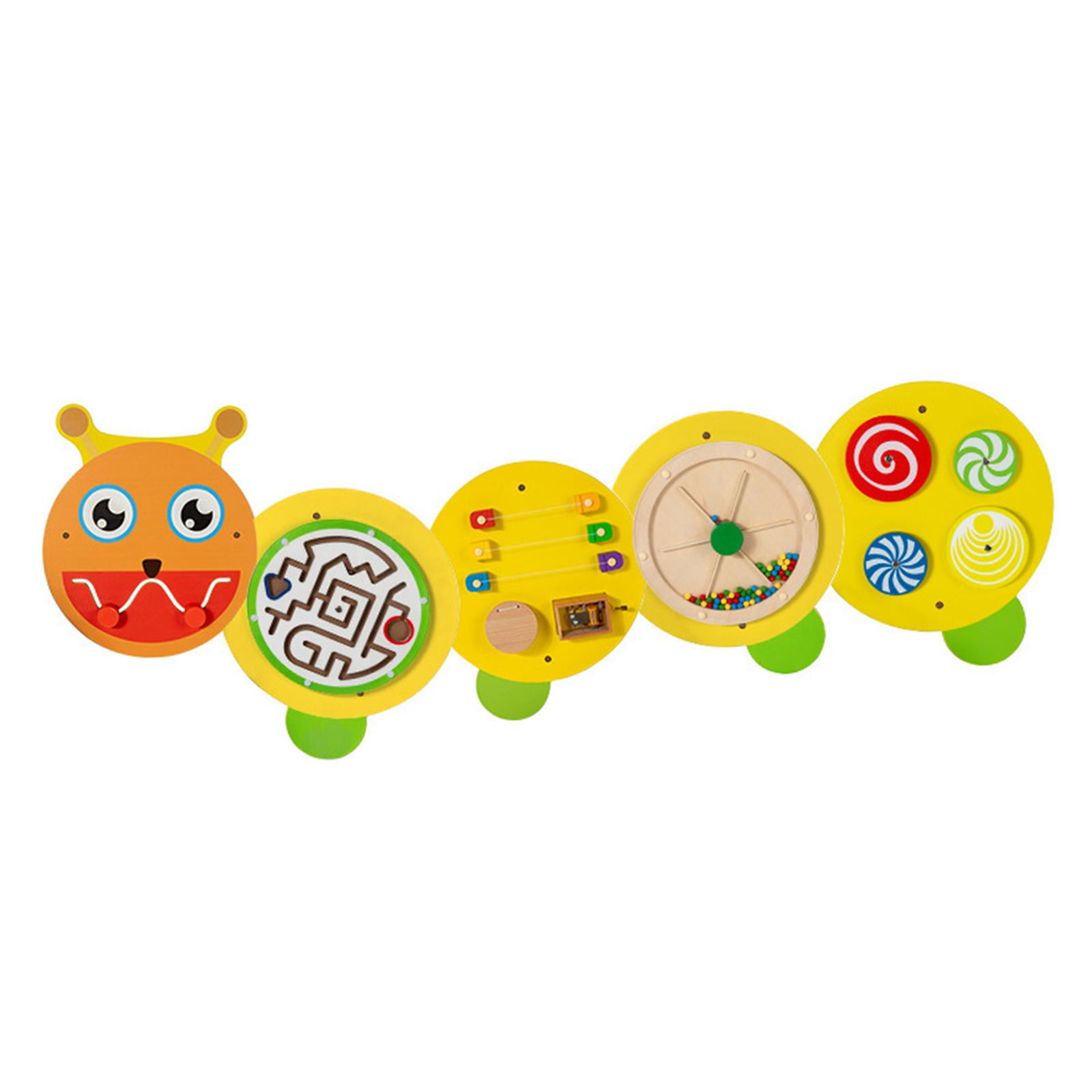 guohui Caterpillar Busy Board Cartoon Learning Toys for Playroom ...