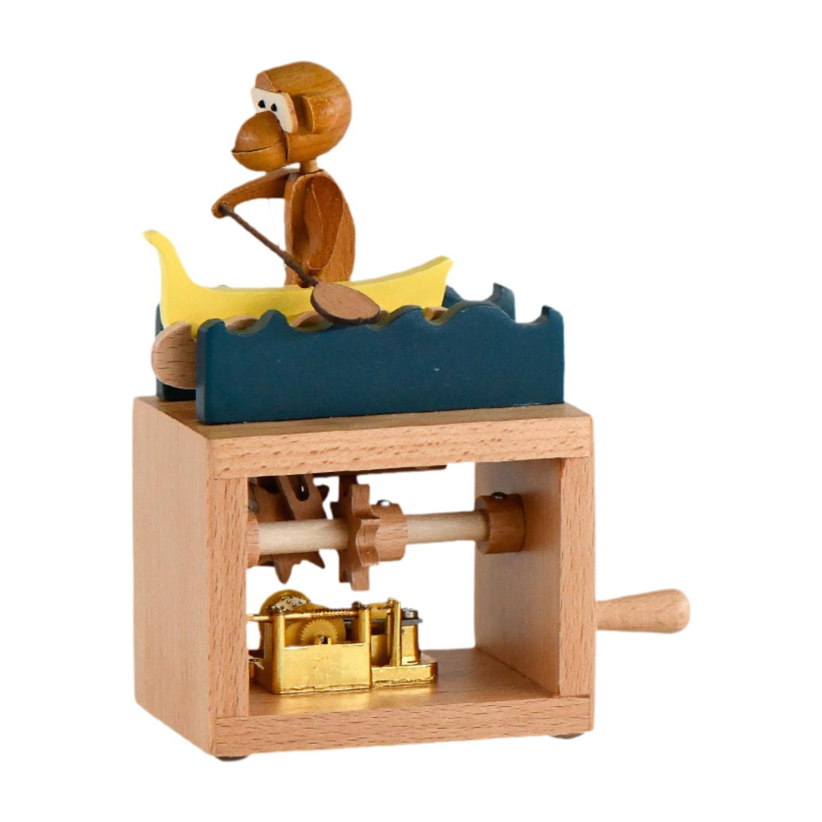 guohui Hand Crank Music Box Collectable Hand Operated for Lover ...