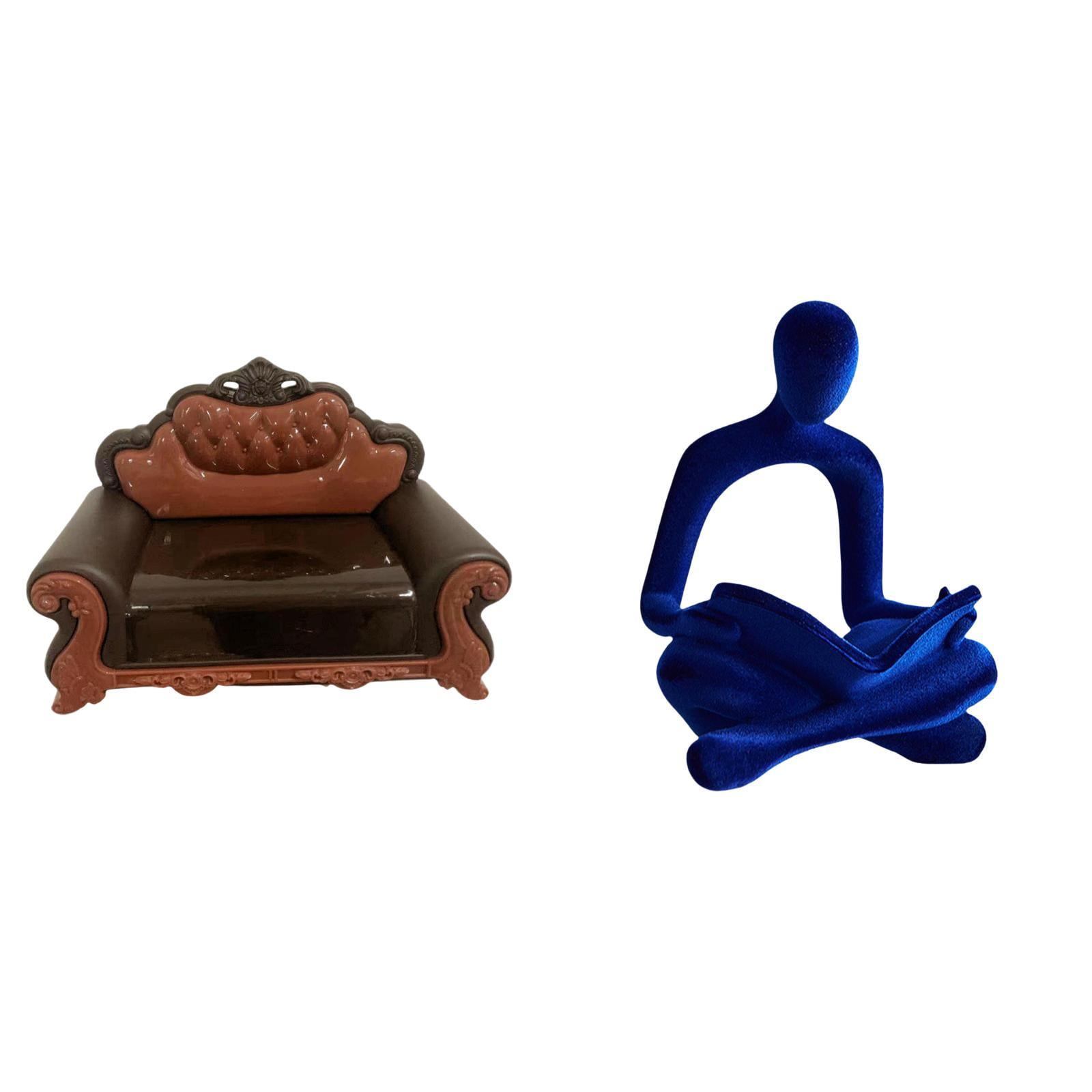 guohui Miniature Sofa Couch Chair Model DIY Furniture and Human ...