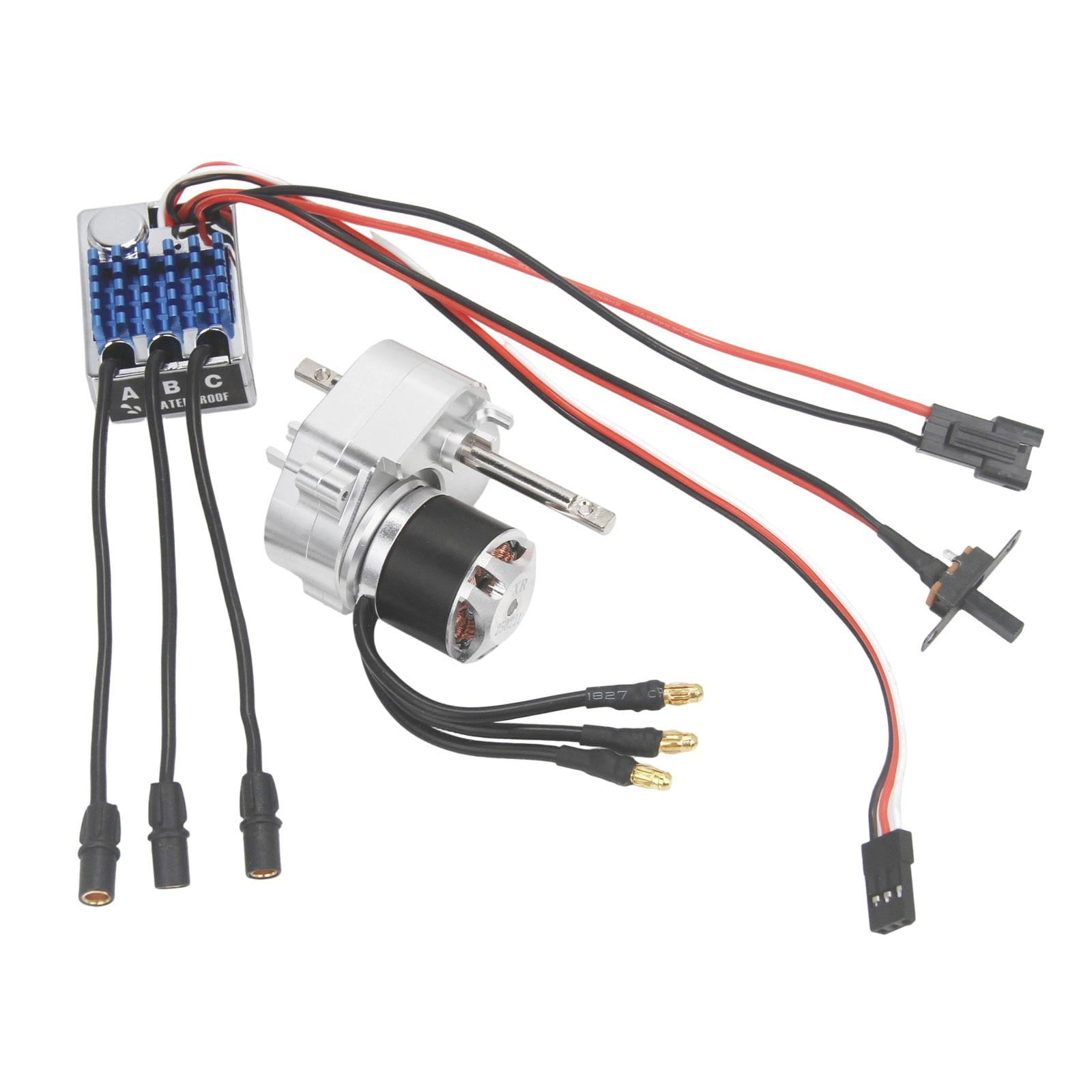 guohui Motor Full Metal Gearbox ESC Combo 1/12 Scale RC Car for MN82 ...