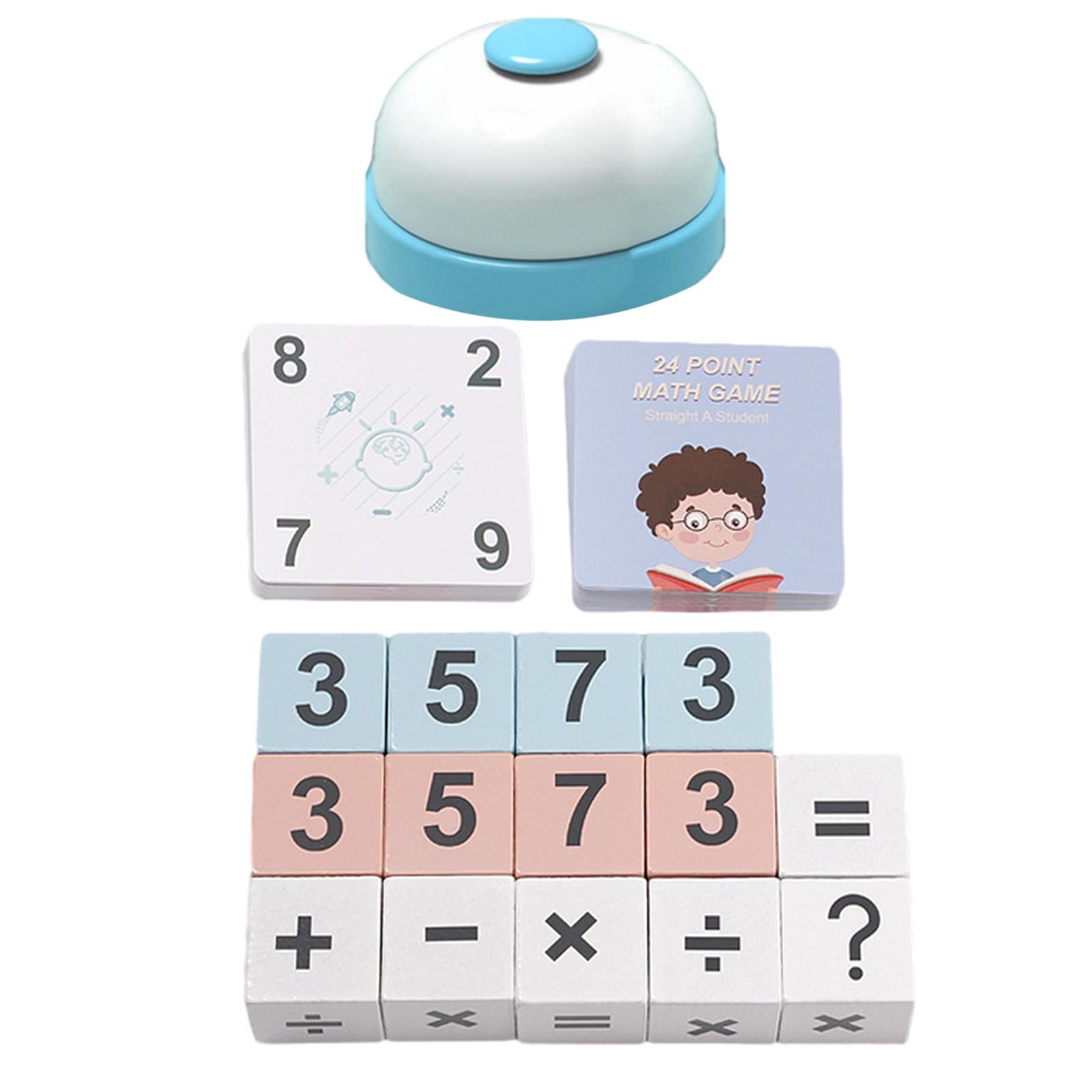 guohui Number Toy Wooden Arithmetic Cube Sensory Toy Arithmetic ...
