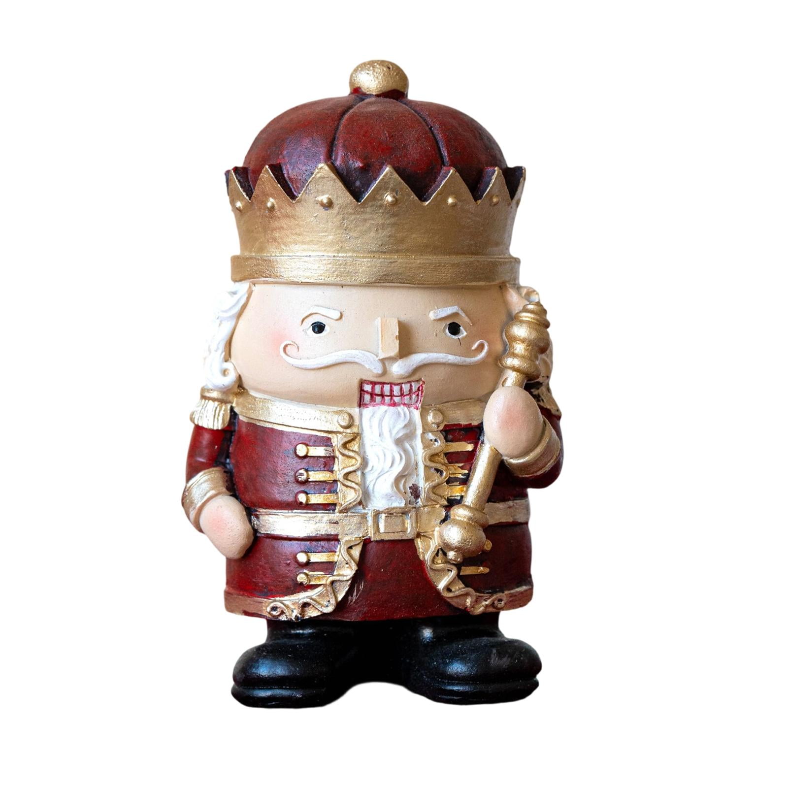 guohui Resin Nutcracker Sculpture Christmas Nutcracker Figure for ...