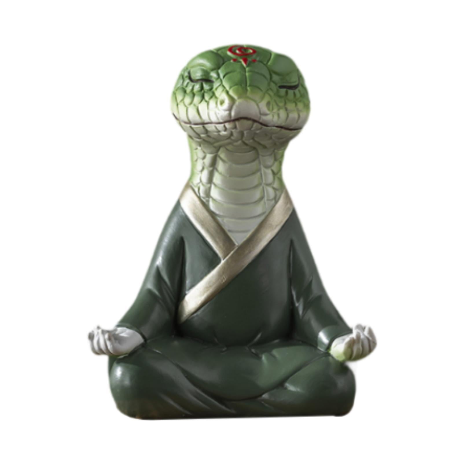 guohui Snake Sculpture Gift Chinese New Year Figurine for Shelf Bedroom ...