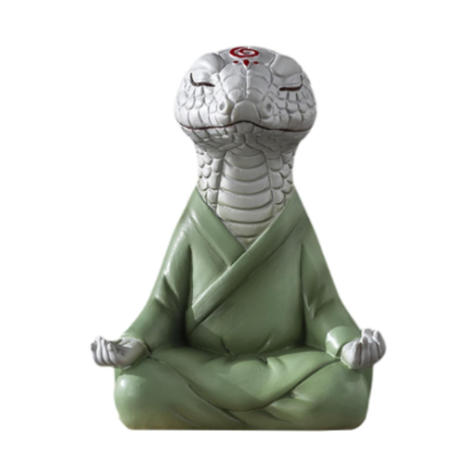 guohui Snake Sculpture Gift Chinese New Year Figurine for Shelf Bedroom ...