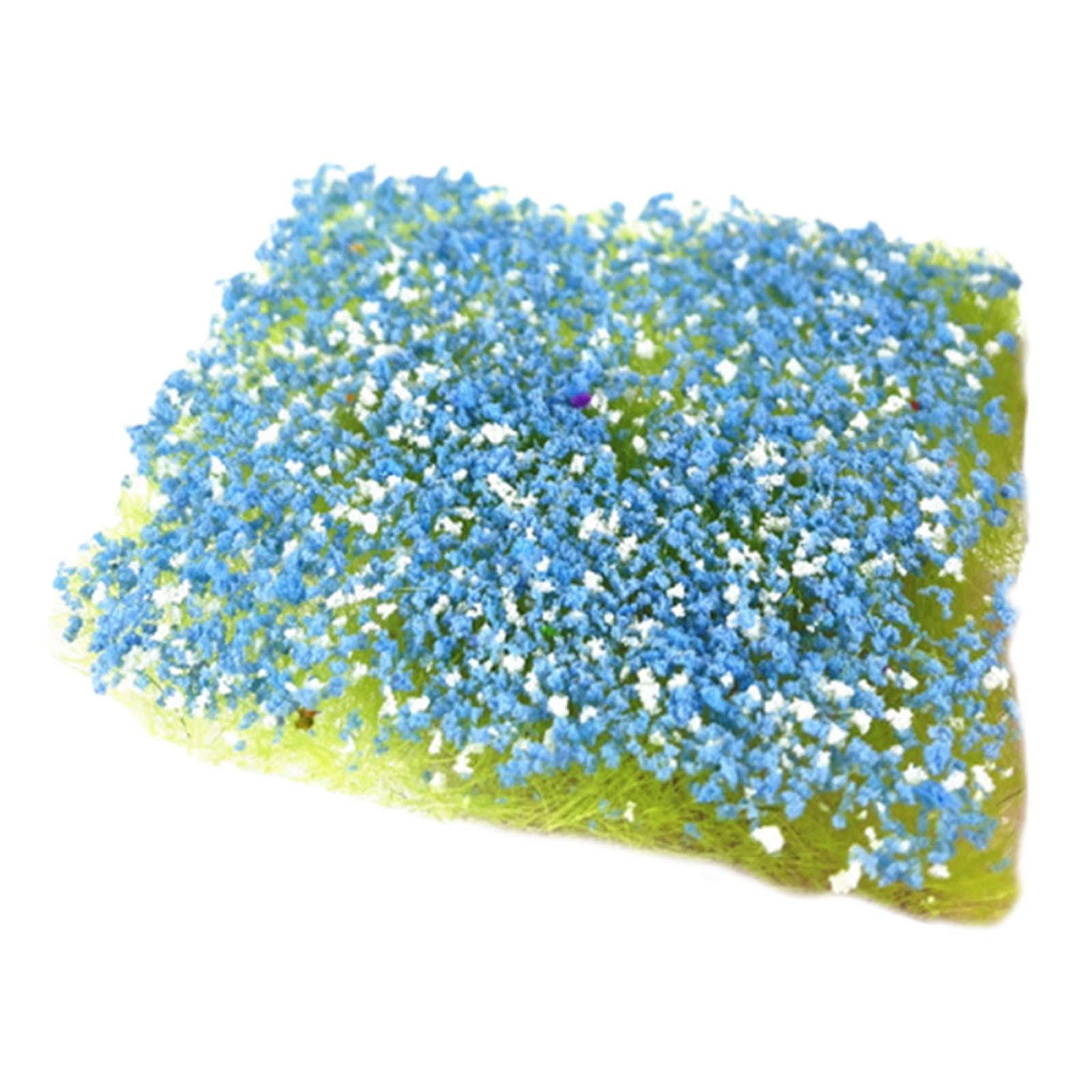 guohui Static Grass Nest Model Decor Terrain Model for DIY Landscape Railway Layout blue white ...