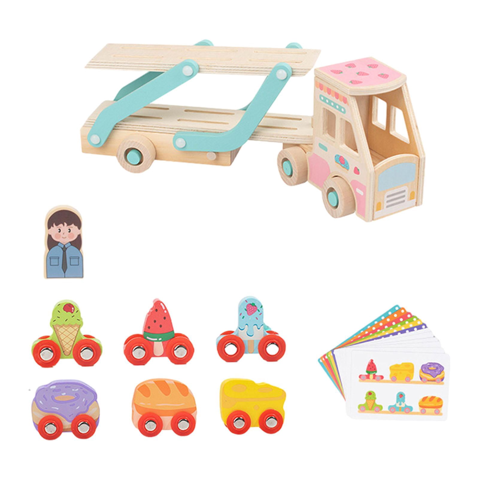 guohui Tow Truck Toy Creativity Wooden Toy Truck for Party Supplies s ...