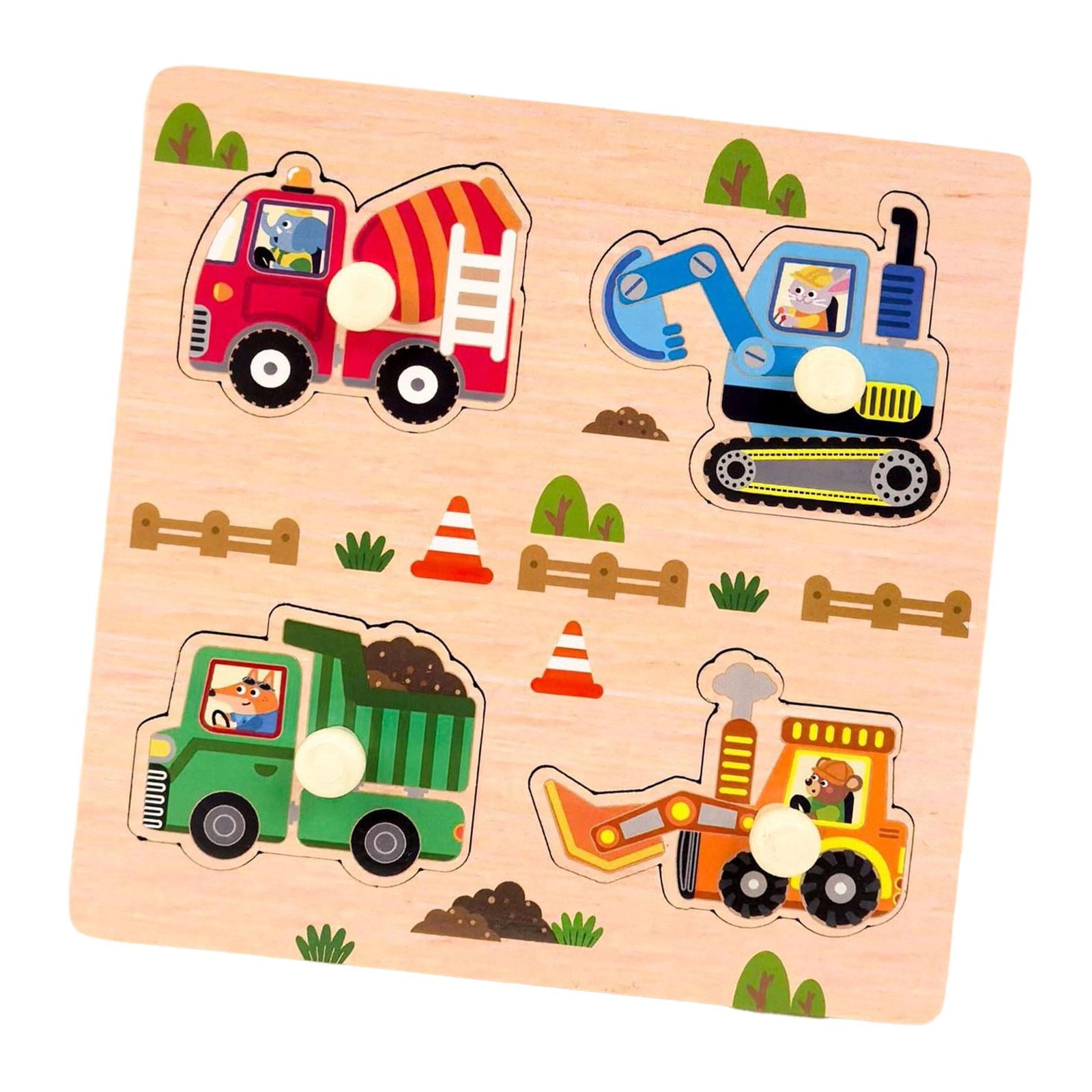 guohui Wooden Peg Puzzle Matching Game Shape Matching Board for Game ...