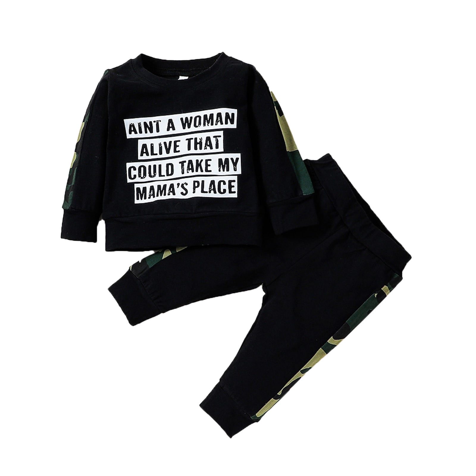 gvdentm Baby Boy Outfits Boys 2 Pieces Set Long Sleeve Tops + Pants ...