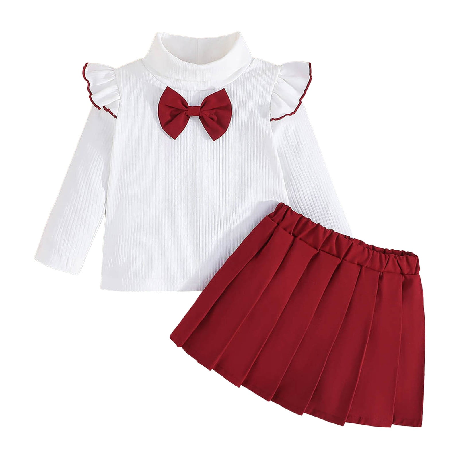 gvdentm Baby Girl Outfits Girl Clothes Outfit Set Sweatshirt Top & Long ...