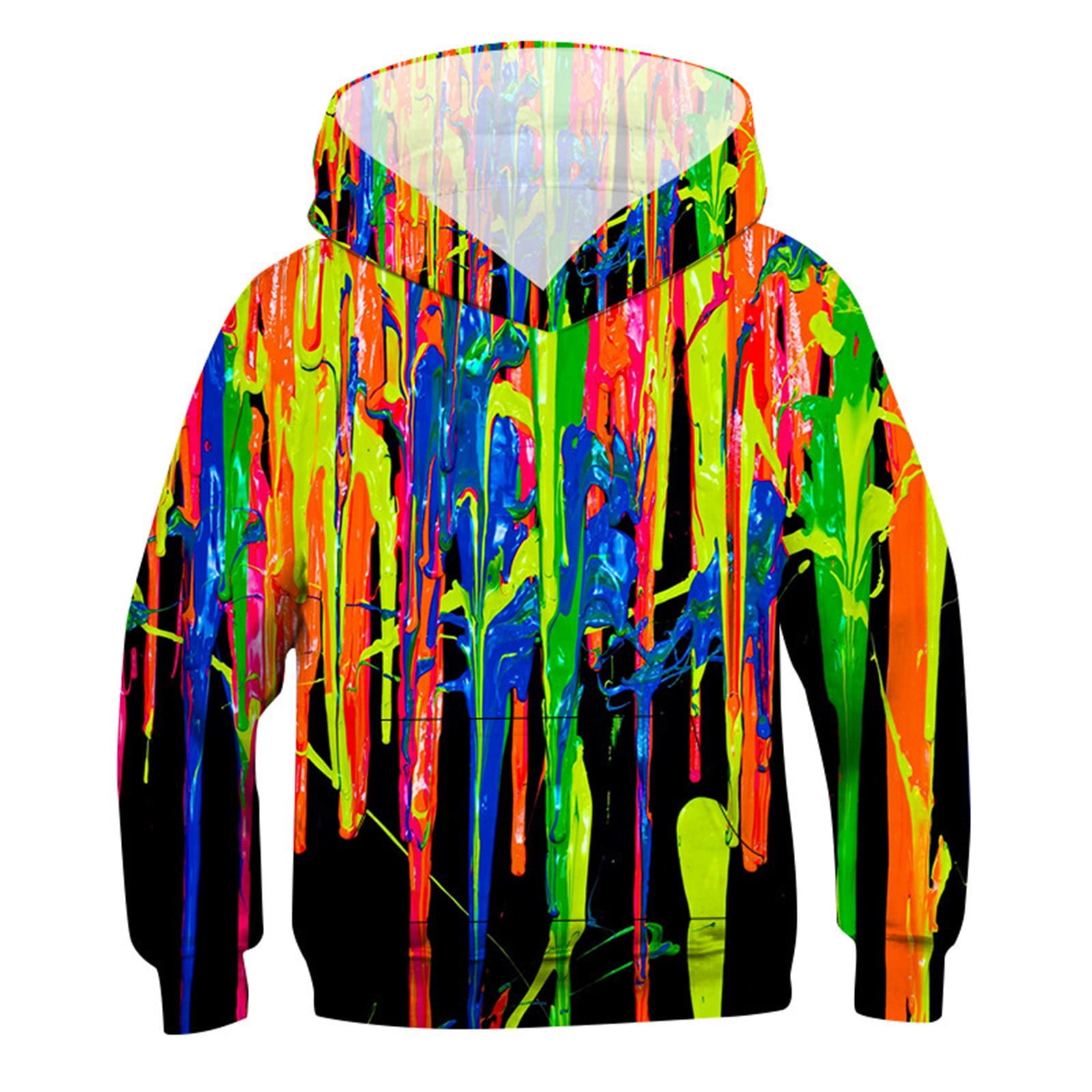 gvdentm Boys' Sweatshirts Boys Long Sleeve Classic Hooded Tee Shirt ...