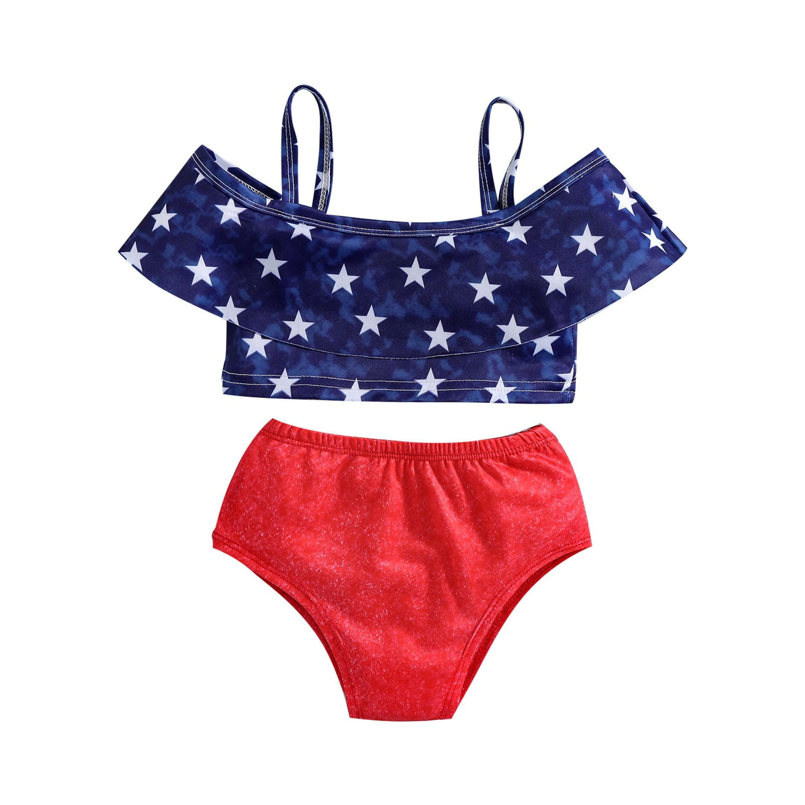 Gvdentm Cute Bathing Suits For Girls Girls Color Block Bikini Set Bathing Suits 2 Piece