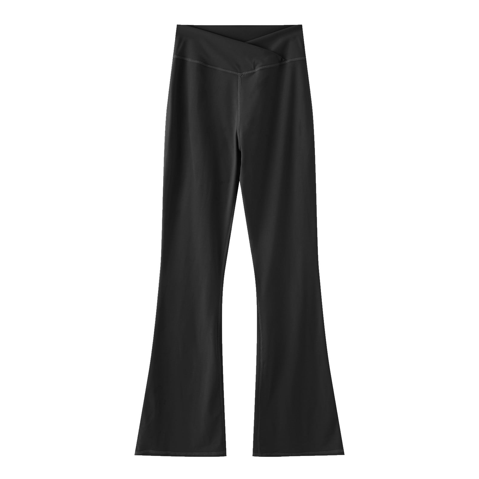 gvdentm Girls Uniform Pants Girl's Casual Elastic Waist Flat Pockets ...