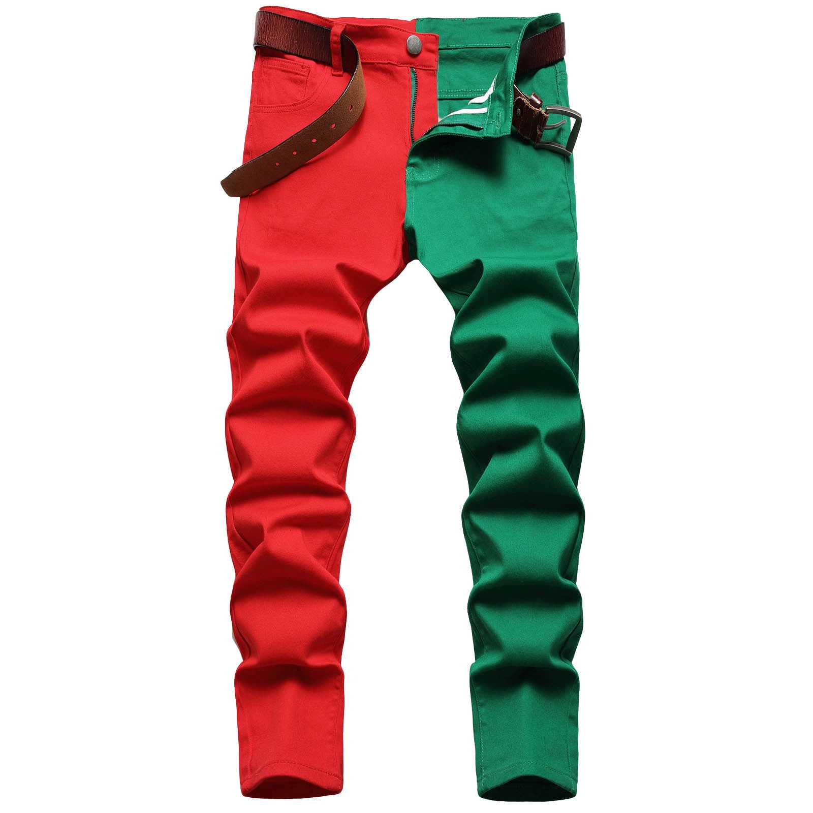 gvdentm Men Jeans Relaxed Fit Mens Jeans Skinny Stretch High Rise ...