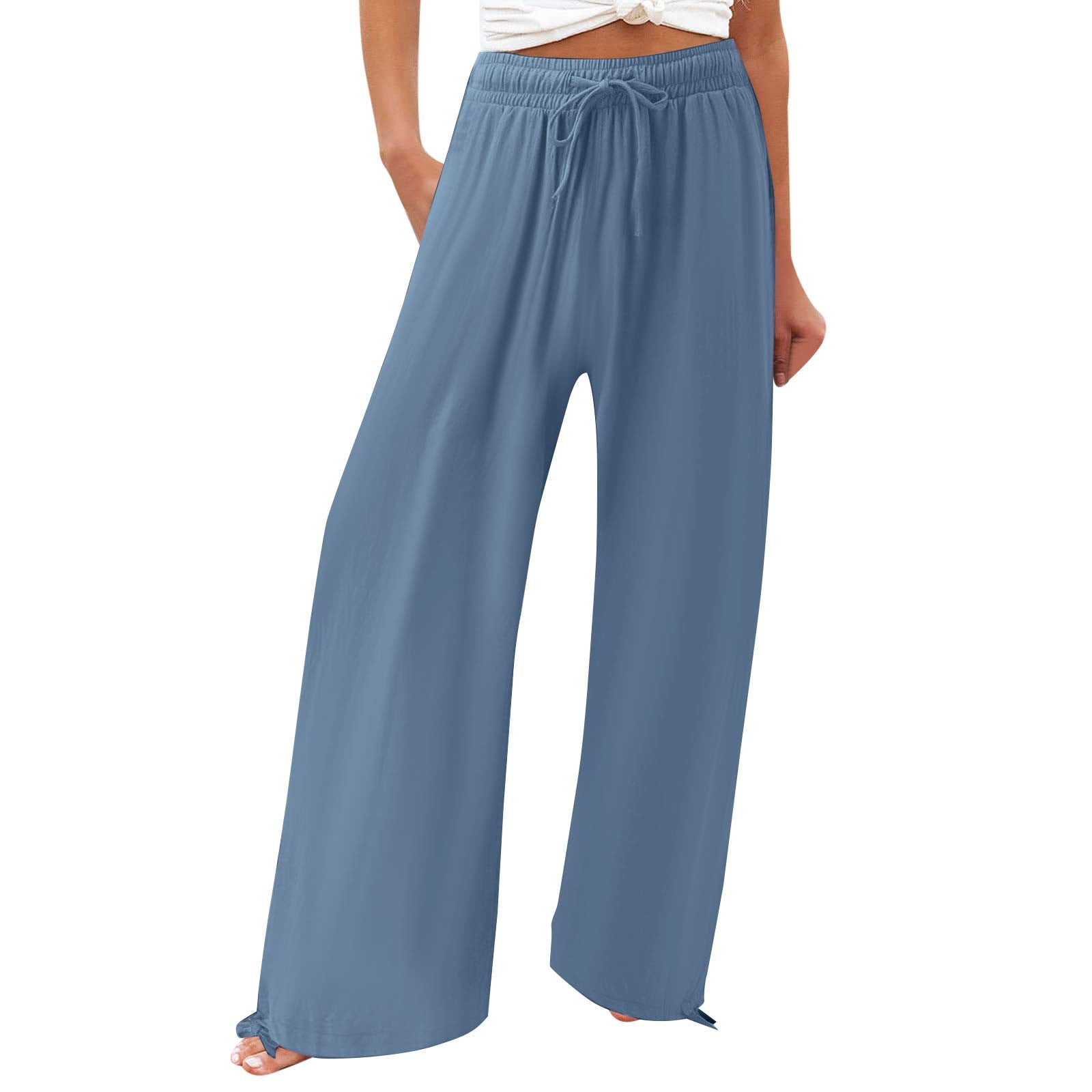Gvdentm Pants For Women Trendy High Waist Stretch Cargo Pants Women