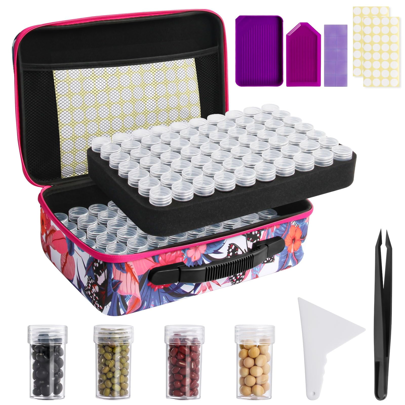 gzmwj Seed Storage CORNET Organizer 140 Slots Seed Organizer Storage ...