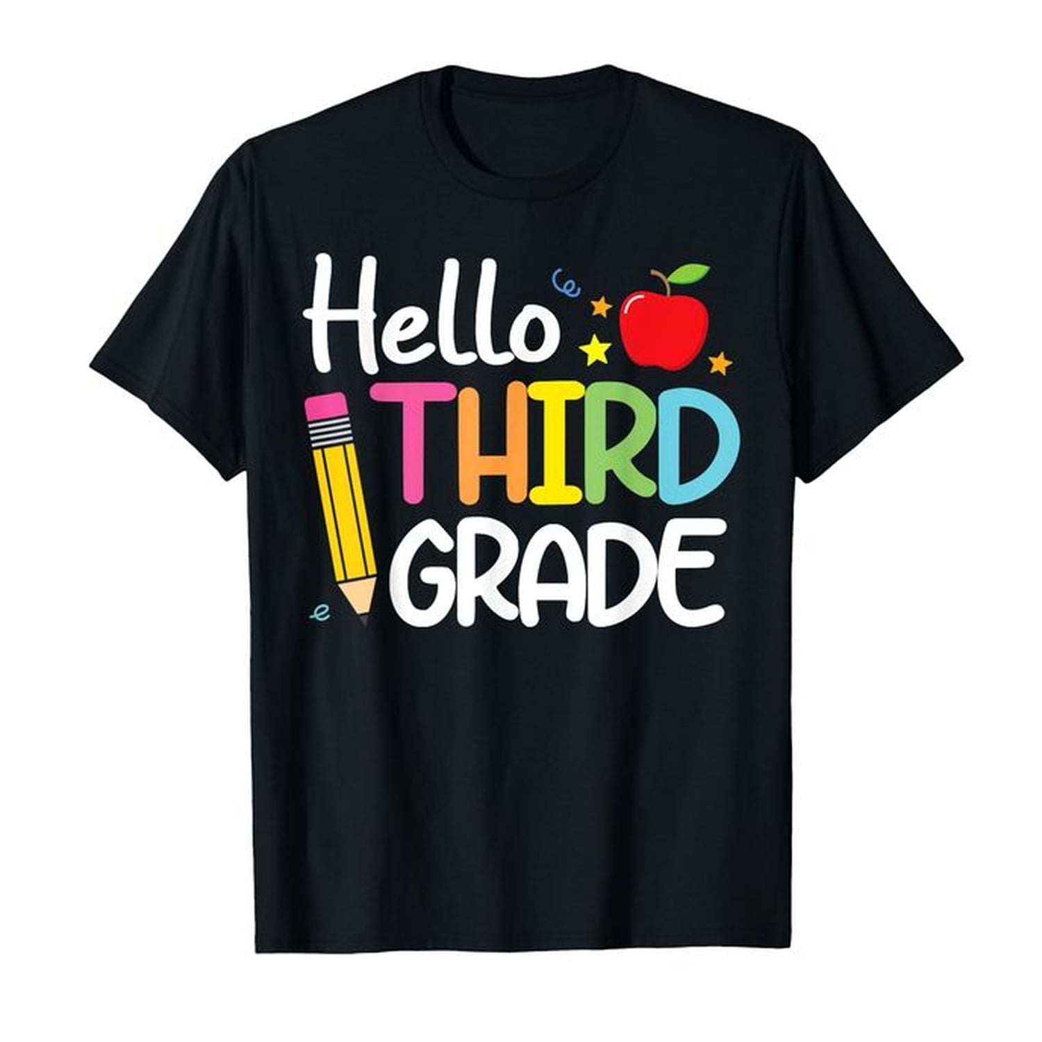 h1ello Third 3rd Grade First Day Back to School TeaC1her Gir1ls T ...