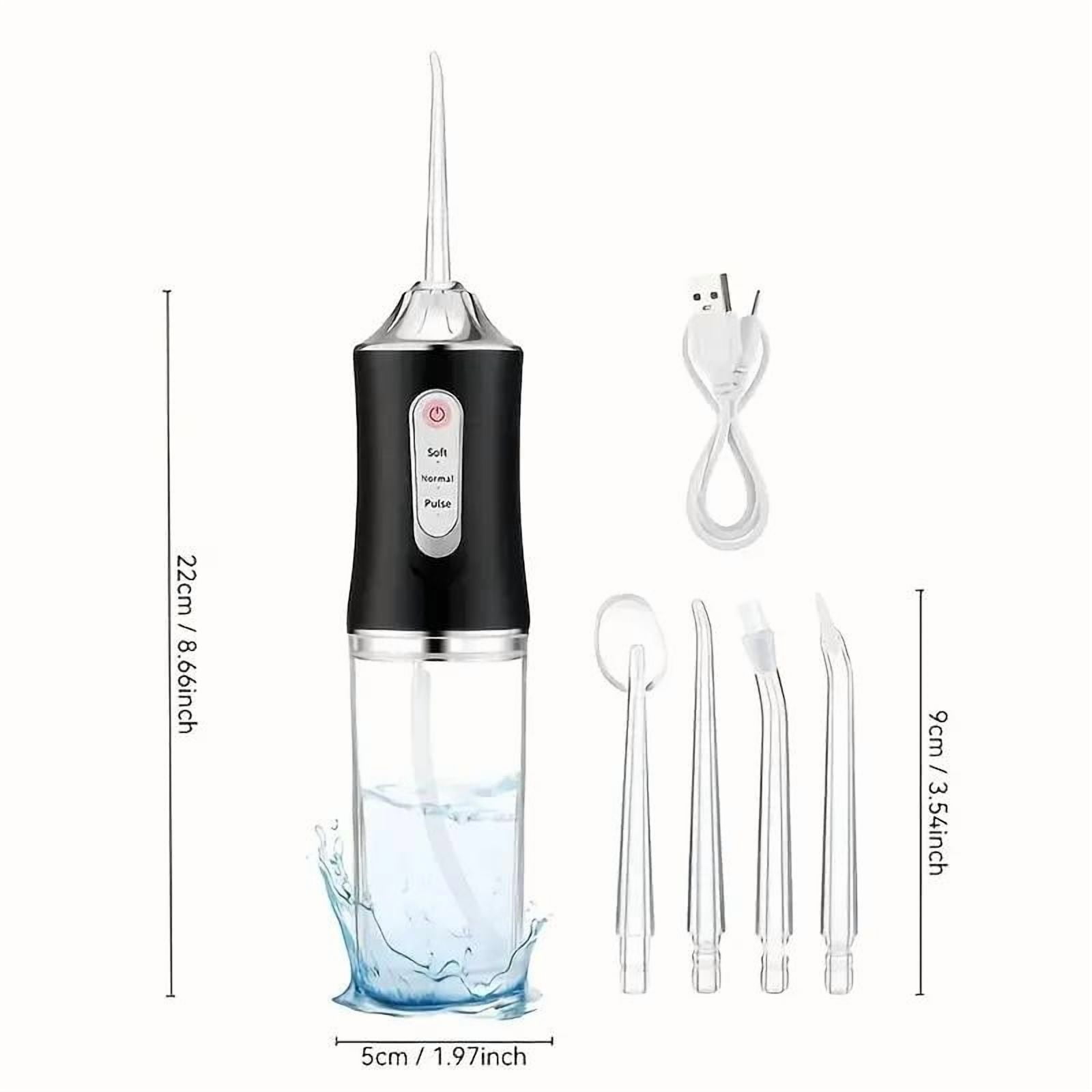 h2ofloss Water Dental Flosser -5 Modes Portable Oral Irrigator Braces ...