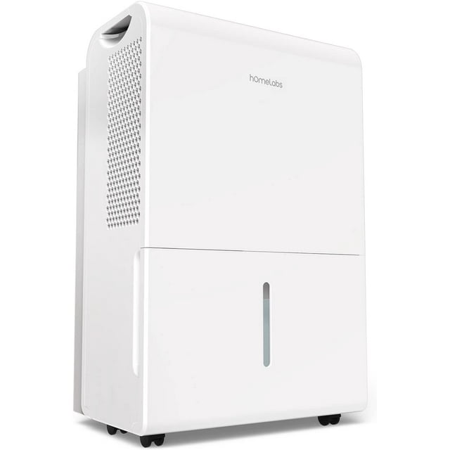 hOmeLabs 3000 Sq. ft. Dehumidifier - Energy Star, 35 Pint, Ideal for Large Rooms/Basements ...