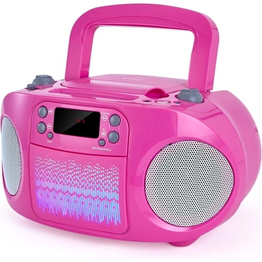 Victrola's Mini Bluetooth Boombox with Cassette Player, Recorder and AM ...