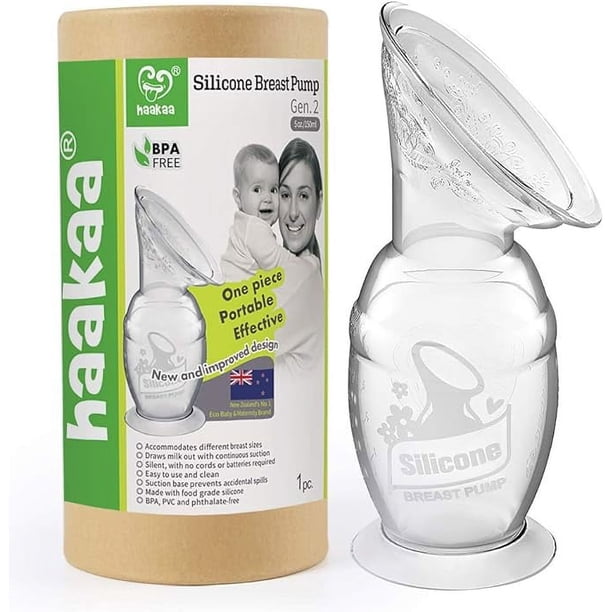 haakaa Manual Breast Pump Breast Milk Collector Milk Pump with Suction ...