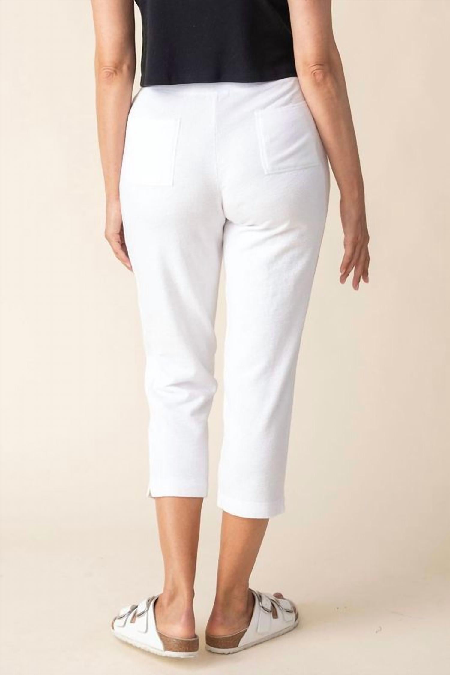 habitat French Terry Easy Capri - Walmart.com