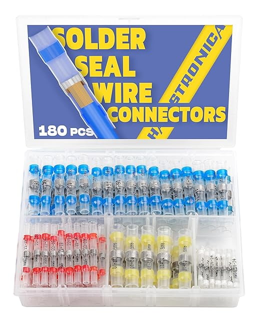 haisstronica 180PCS Solder Seal Wire Connectors-Waterproof Solder Wire ...