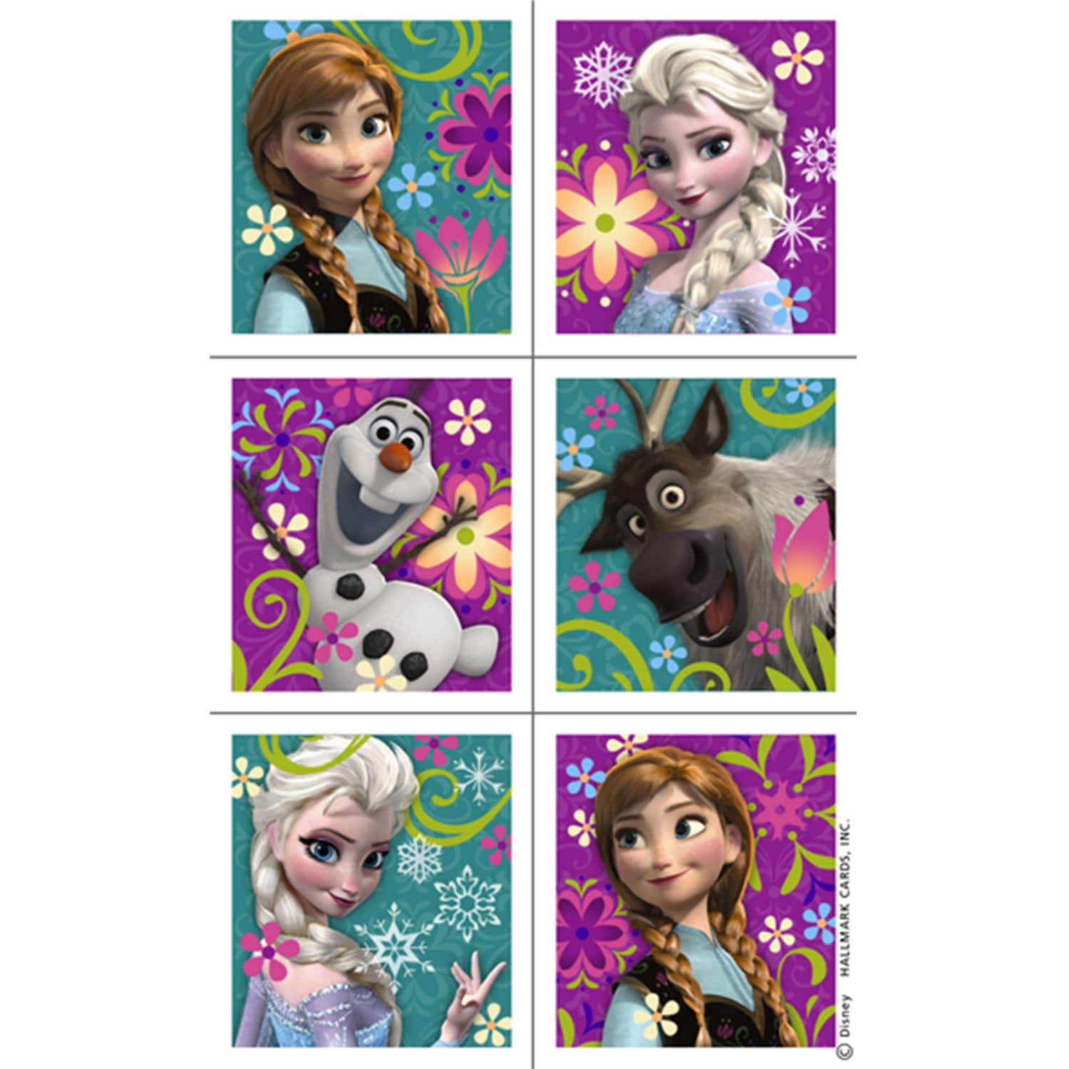 hallmark frozen stickers (4 sheets) - Walmart.com