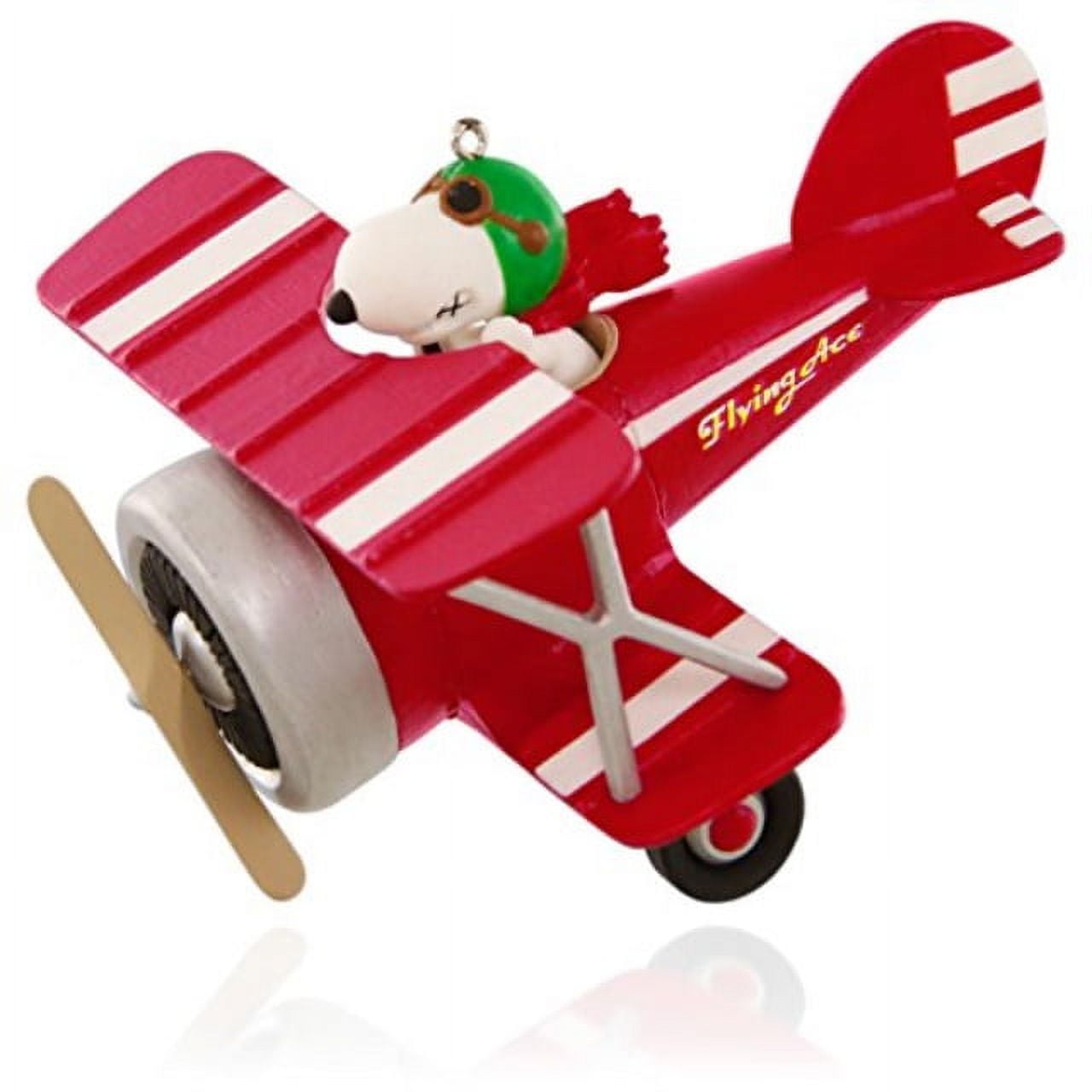 Hallmark Keepsake Ornament: Peanuts Flying Ace Snoopys Red Plane ...