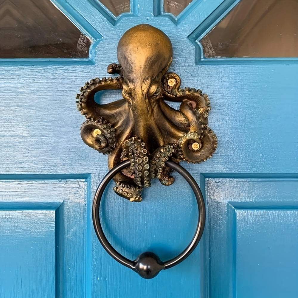 for halloween Octopus Door Knocker - Spooky Cephalopod Design with ...