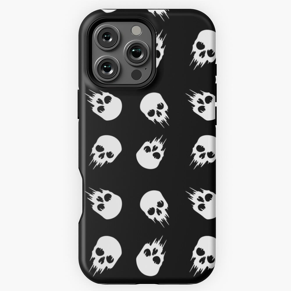 halloween Skeleton black white skeleton Phone Case for iPhone 16 15 14 ...