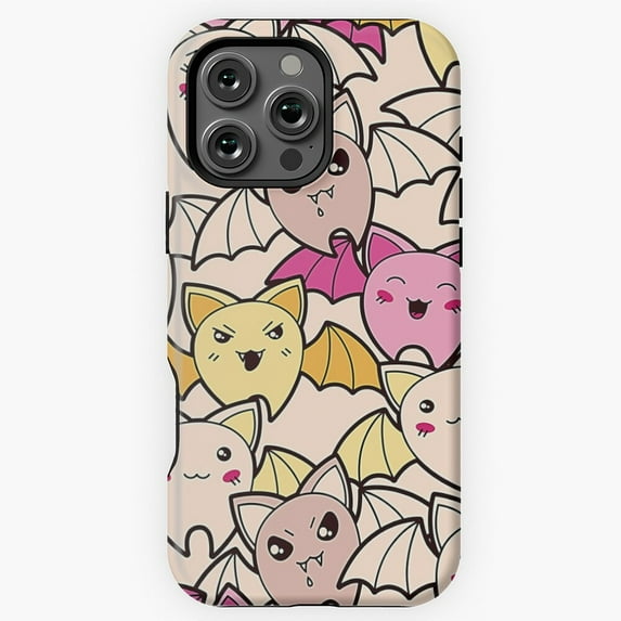 halloween cute bats pattern for kids girls Phone Case for iPhone 16 15 ...
